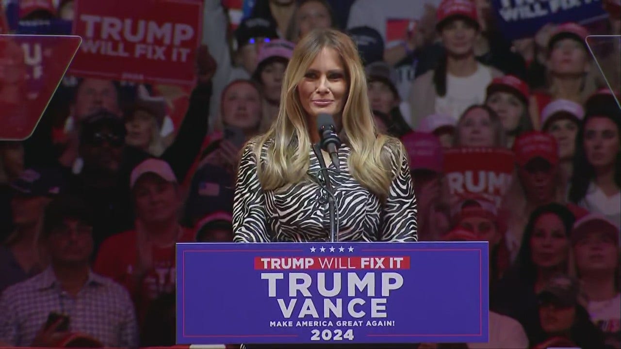 Melania introduces Trump at NYC MSG rally | FOX 5 Atlanta