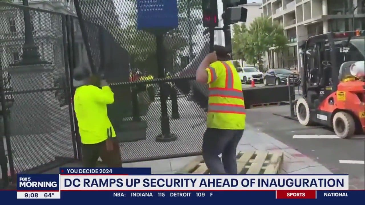DC ramps up security ahead of inauguration | FOX 5 DC