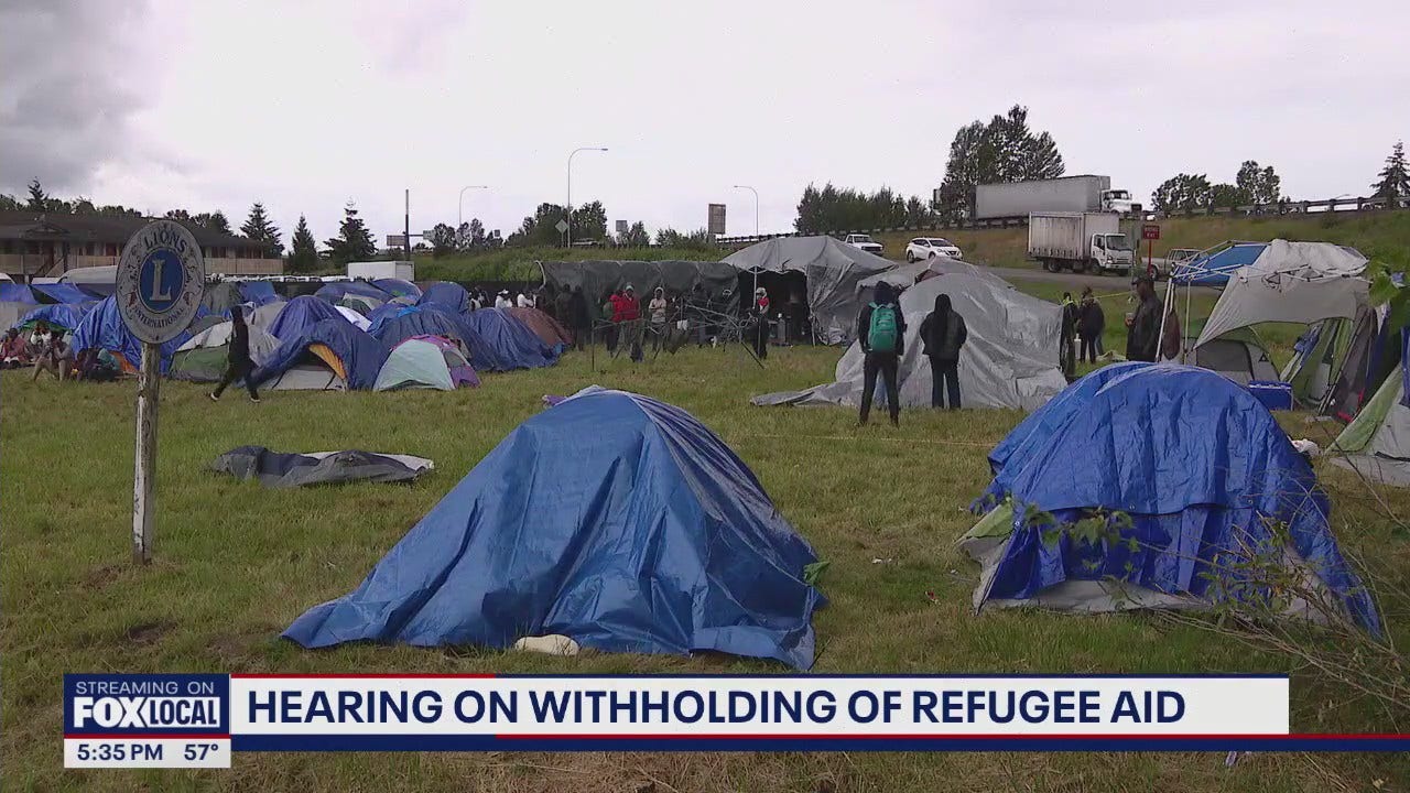 Arguments in hearing on withholding refugee aid | FOX 13 Seattle