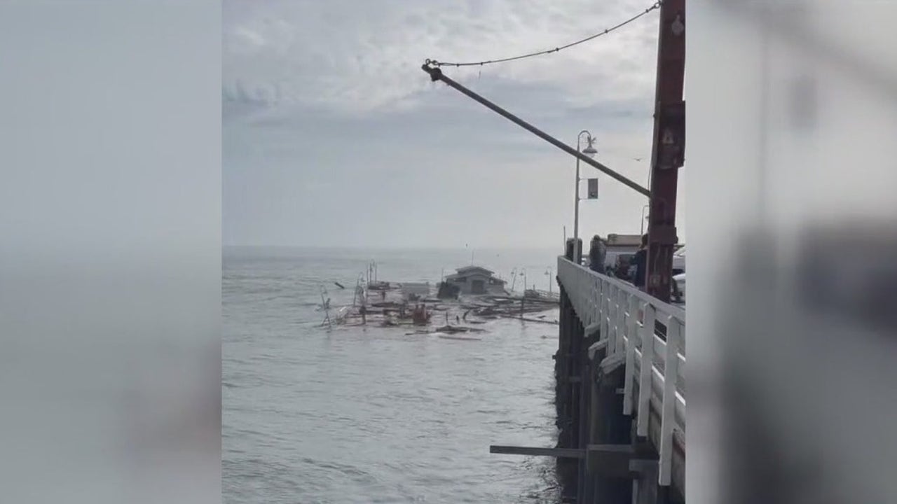 3 fall into ocean after Santa Cruz Wharf collapses | KTVU FOX 2