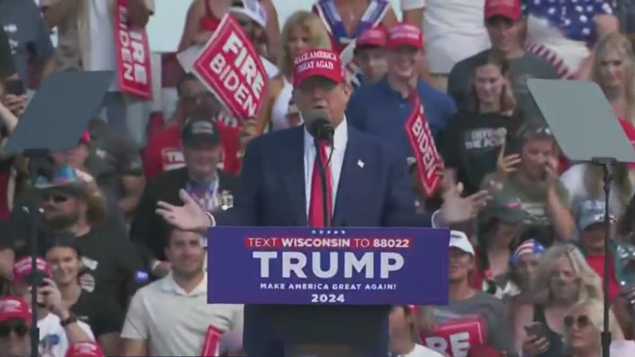 Trump holds campaign rally in Racine | FOX6 Milwaukee