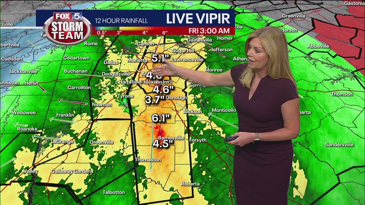 Hurricane Helene 3 a.m. Friday update | FOX 5 Atlanta