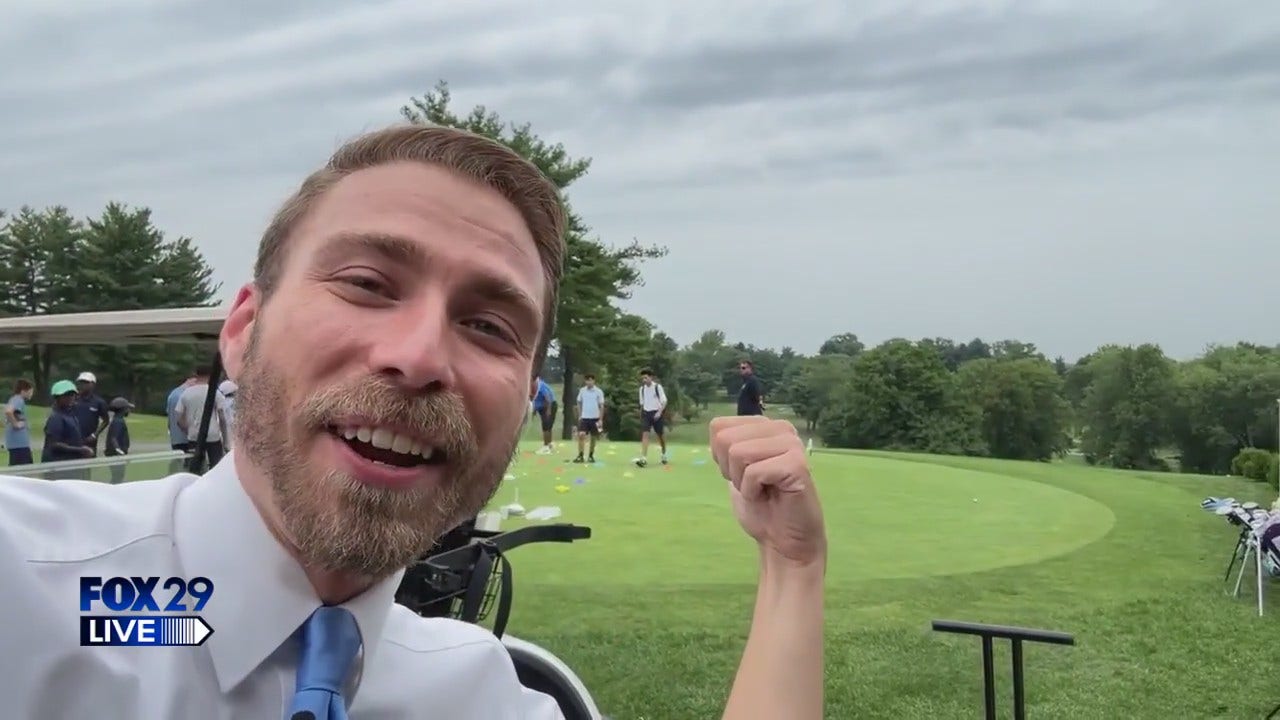 FOX 29 LIVE: Drew putts around with the Kids on the Hill | FOX 29 ...