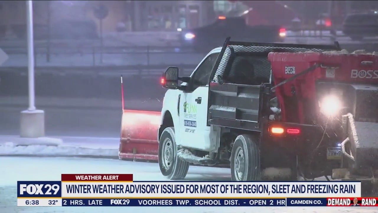 Winter Weather Advisory issued as sleet, freezing rain fall Thursday ...