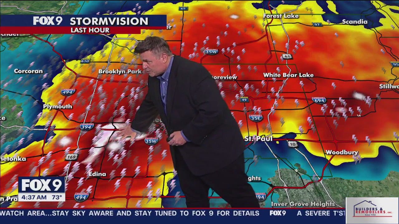 MN weather: Heavy rain, frequent lightning in Twin Cities - 4:35 a.m ...