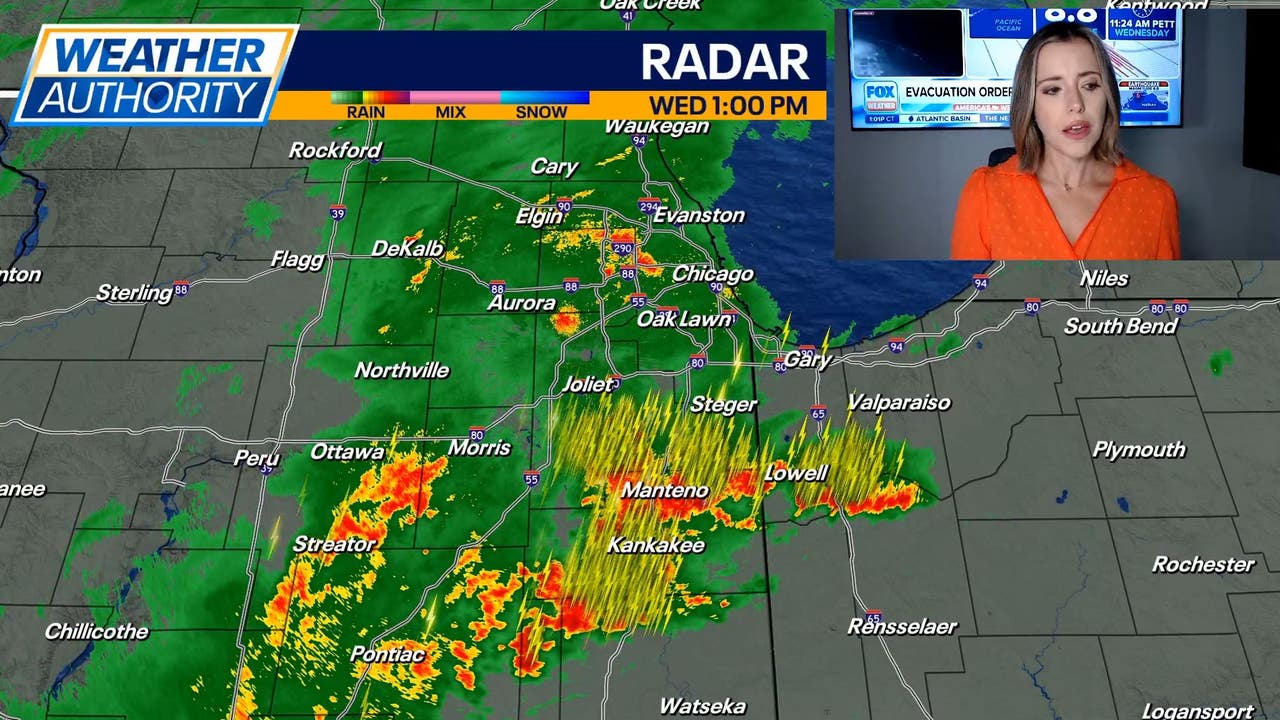 Chicago Weather: Rain, thunderstorms roll into Chicago area | FOX 32 ...
