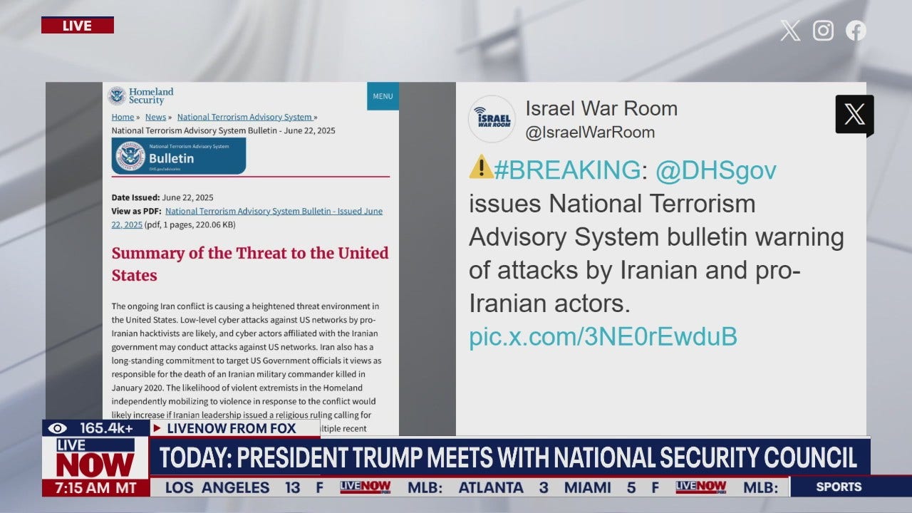 Homeland Security issues "national terrorism" bulletin | LiveNOW from FOX