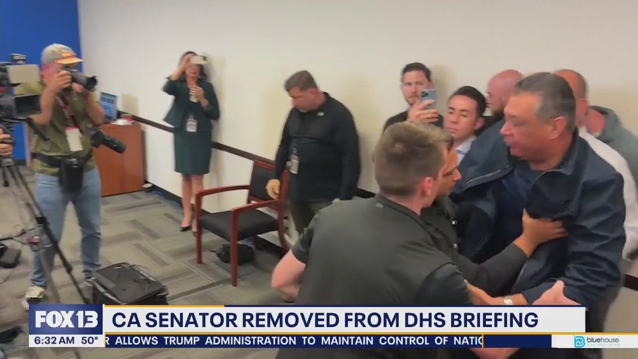CA senator removed from DHS meeting | FOX 13 Seattle