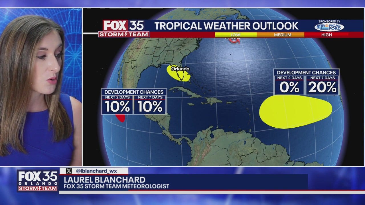 NHC watching 2 Zones for Tropical Activity in Atlantic | FOX 35 Orlando