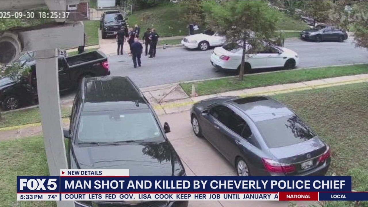 Police chief shoots, kills man in Cheverly | FOX 5 DC