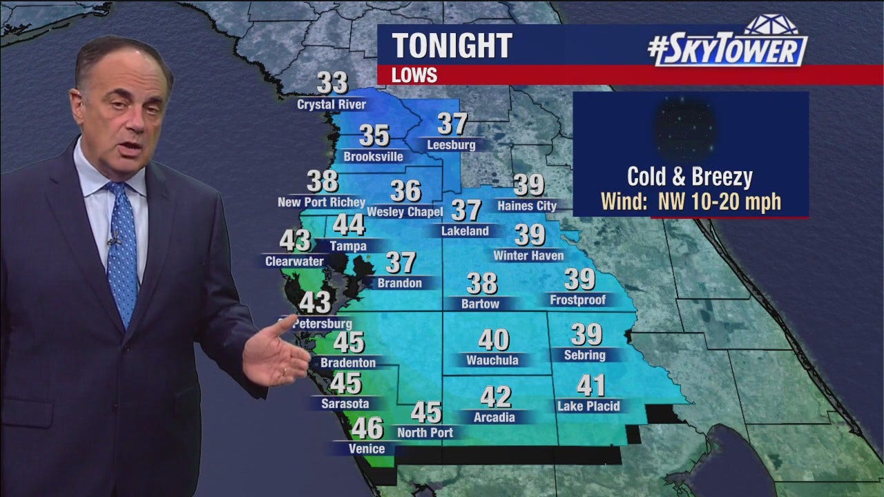 Tampa weather | Cool temperatures | FOX 13 Tampa Bay