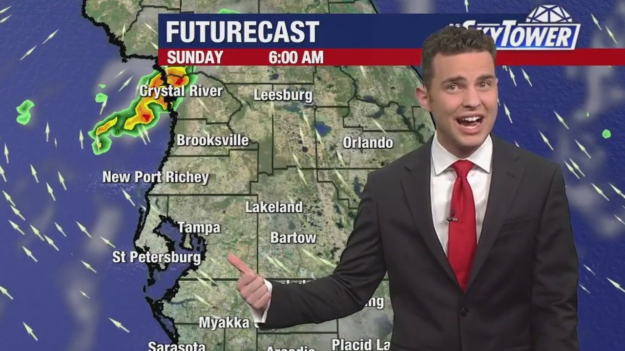 Tampa weather: Saturday evening forecast | FOX 13 Tampa Bay