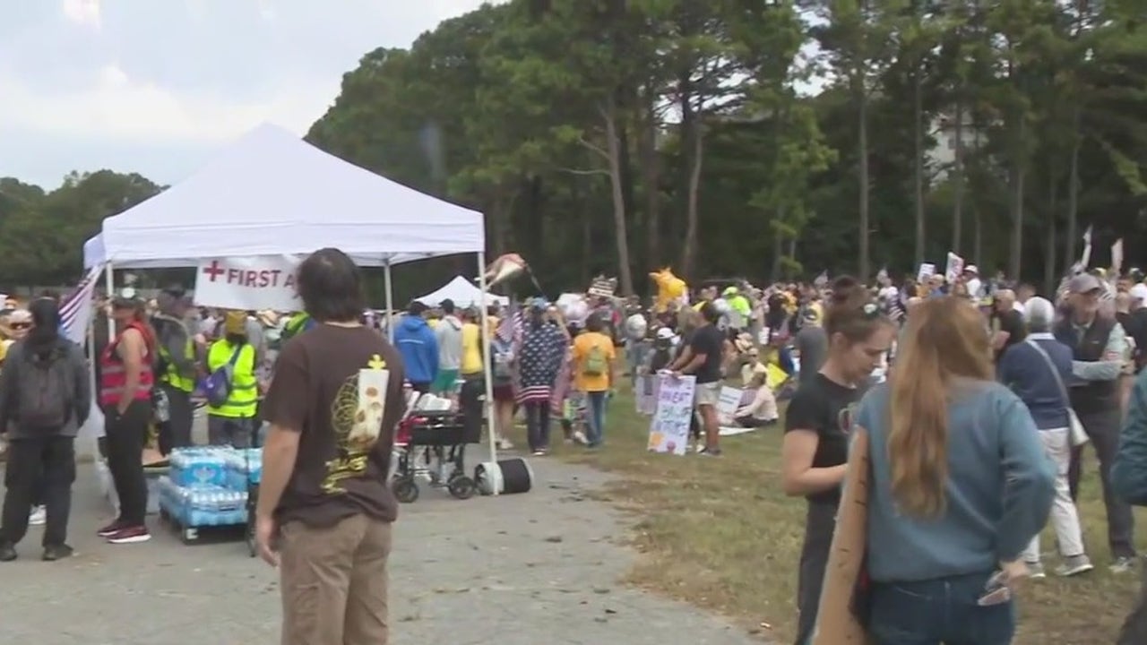 'No Kings' protest at Atlanta Civic Center draws thousands | FOX 5 Atlanta