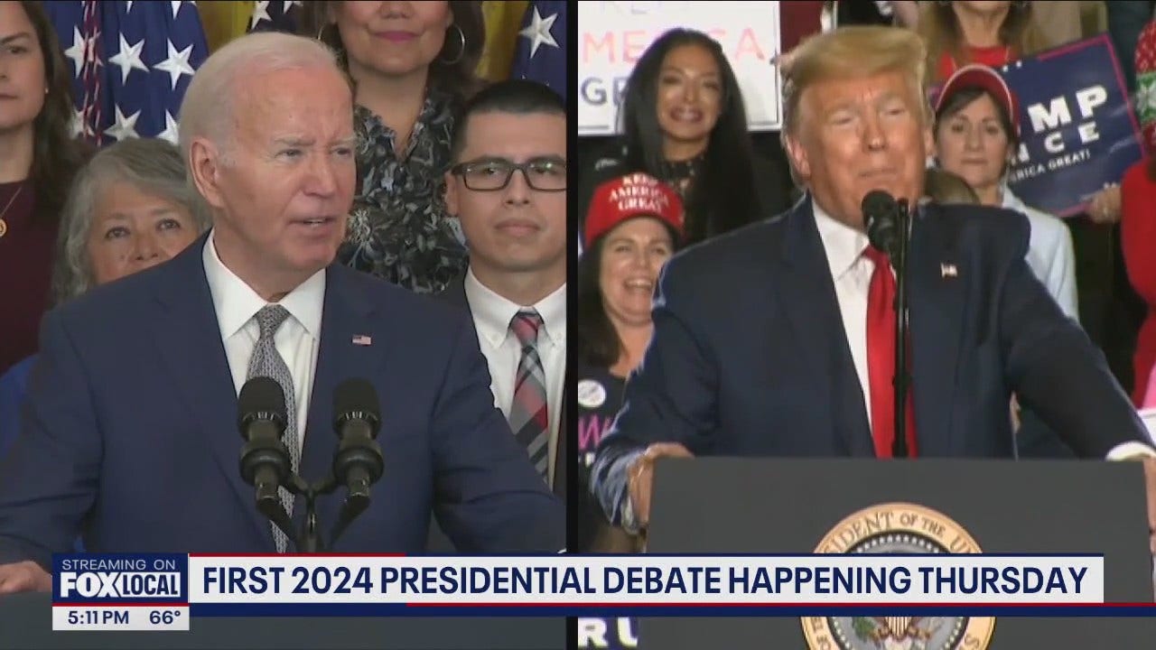 First 2024 presidential debate happening Thursday | FOX 13 Seattle
