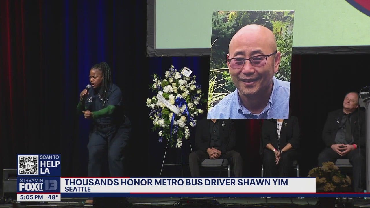 Thousands honor Seattle Metro bus driver Shawn Yim | FOX 13 Seattle