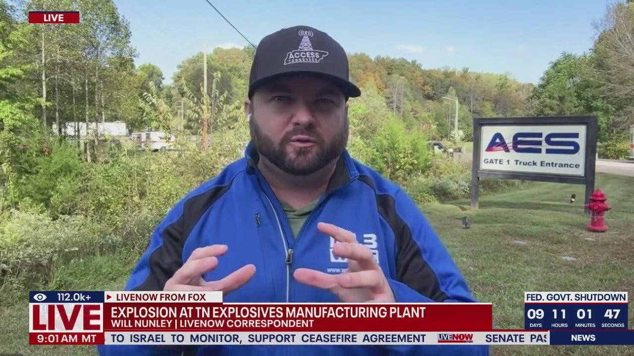 Explosion reported at Tennessee explosives manufacturer | LiveNOW from FOX