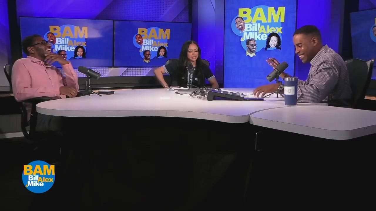 BAM | Bill, Alex & Mike: AJ Brown's Car Stolen? Shaq Bathroom Break Mid ...