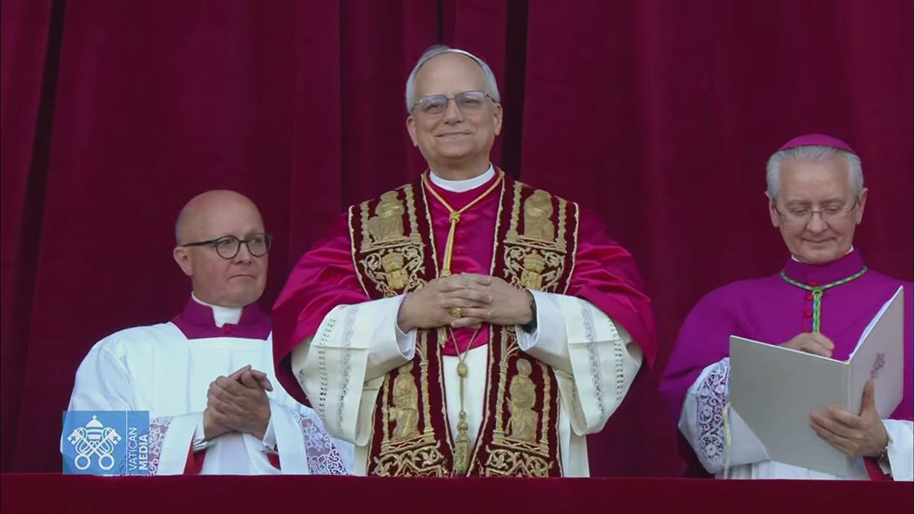 Pope Leo XIV, the first American Pope, gives his first address | FOX 5 DC