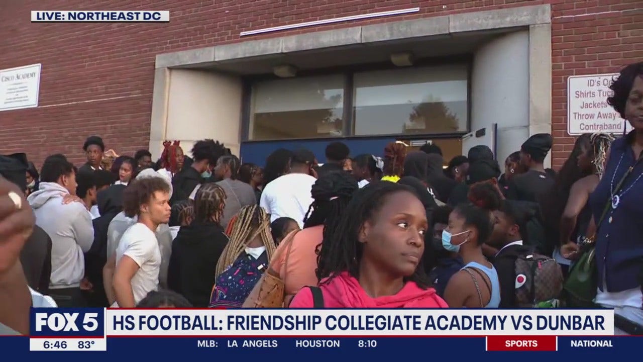 Fans kept out of packed Friendship vs. Dunbar High School football game ...