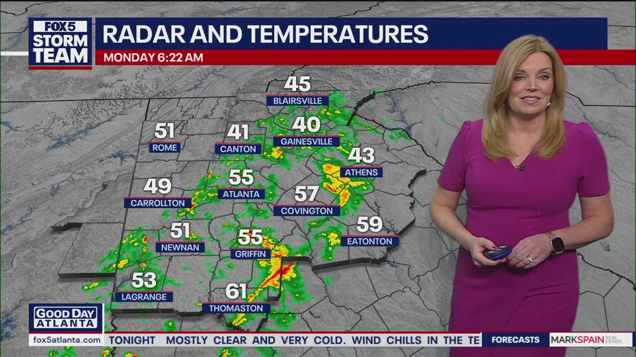 Monday morning weather forecast | FOX 5 Atlanta