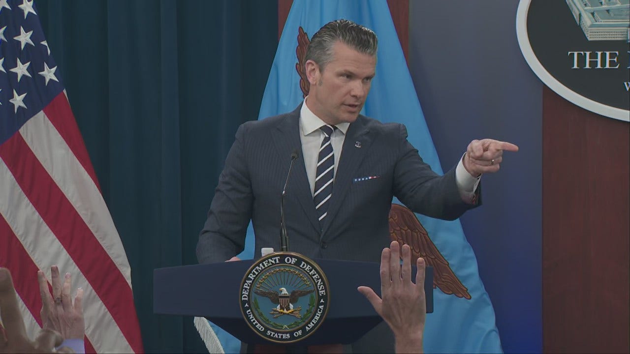 Defense Secretary Hegseth: 'This is most certainly not open-ended ...