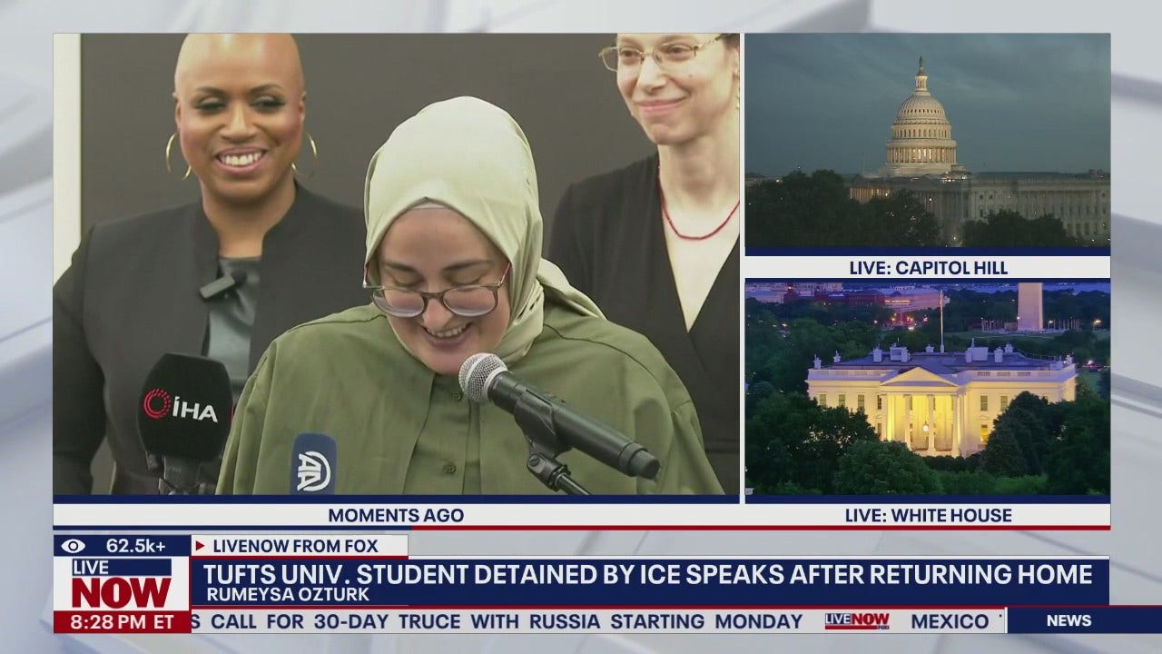 Tufts student detained by ICE speaks after release | LiveNOW from FOX