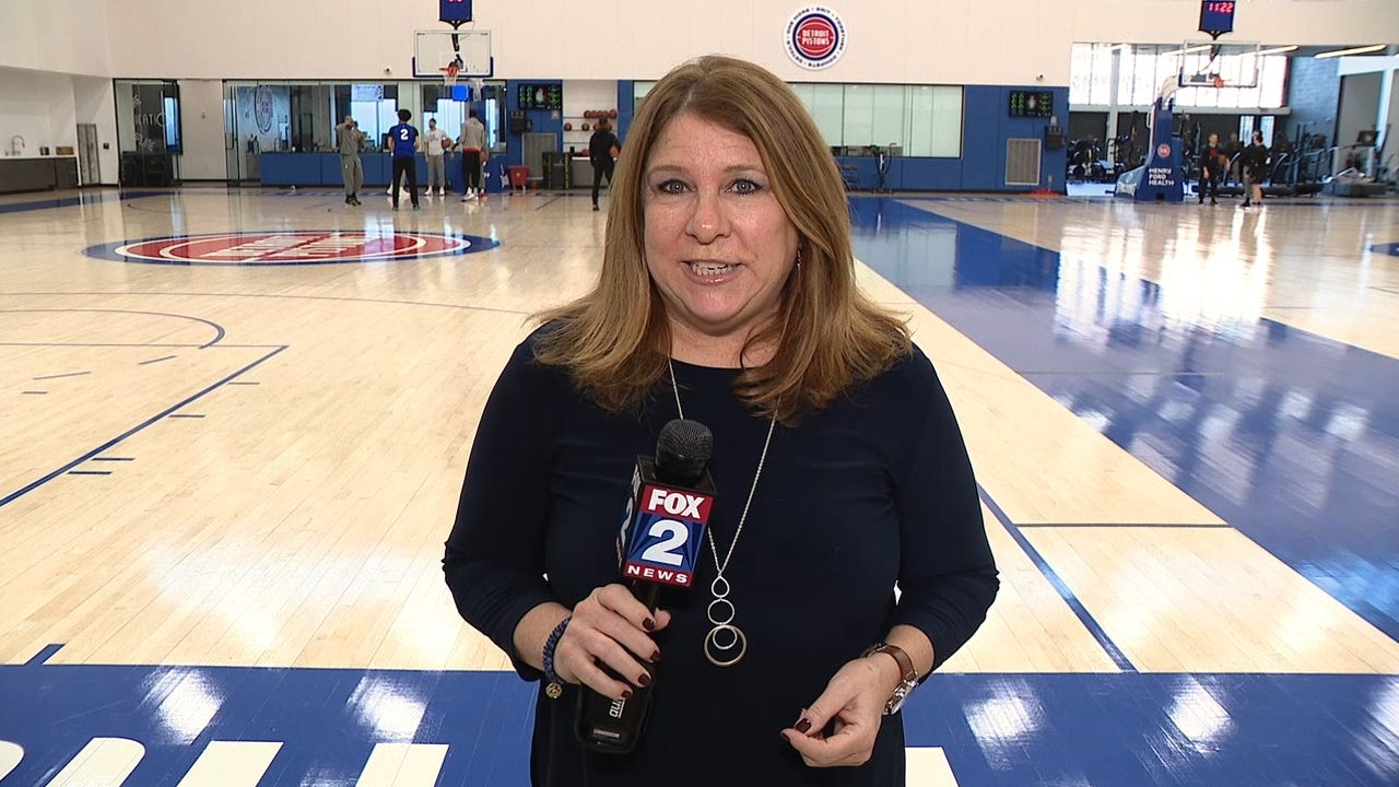 WATCH - Jennifer Hammond reports from the Pistons Performance Center ...