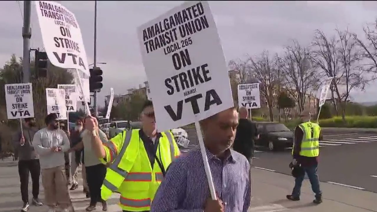 VTA workers begin strike for the 1st time in the company's history ...