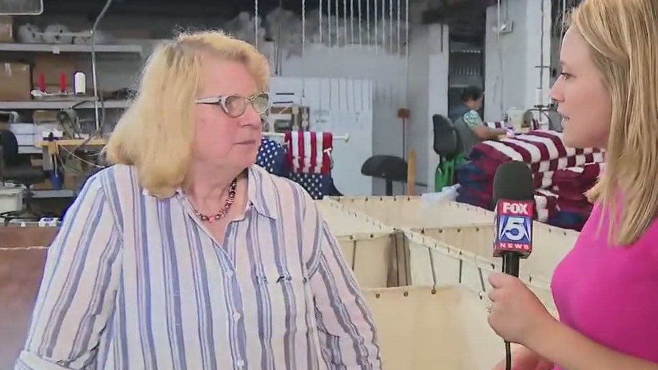 American flags made in Gwinnett County | FOX 5 Atlanta