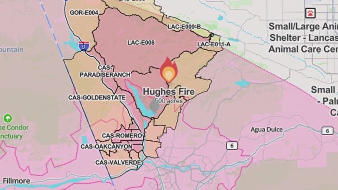Hughes Fire explodes to over 8,000 acres | FOX 11 Los Angeles