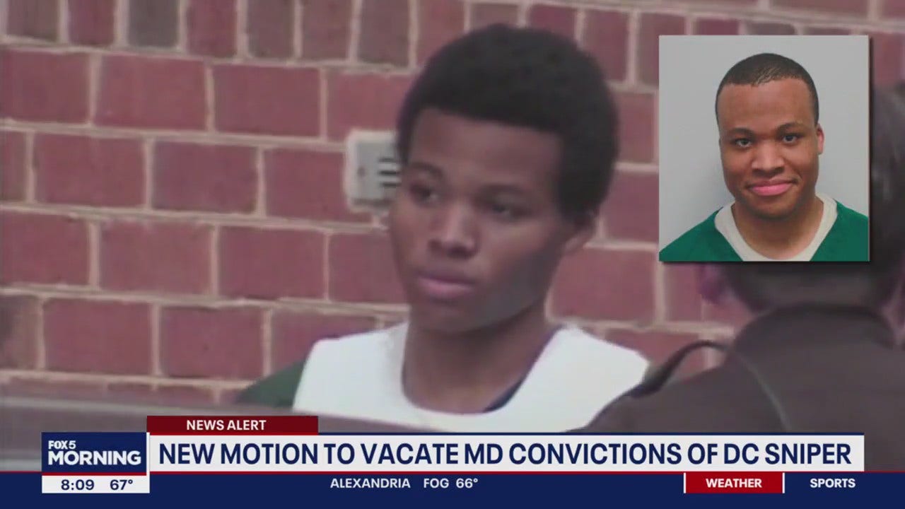 DC sniper Malvo seeks to vacate six Maryland murder convictions | FOX 5 DC