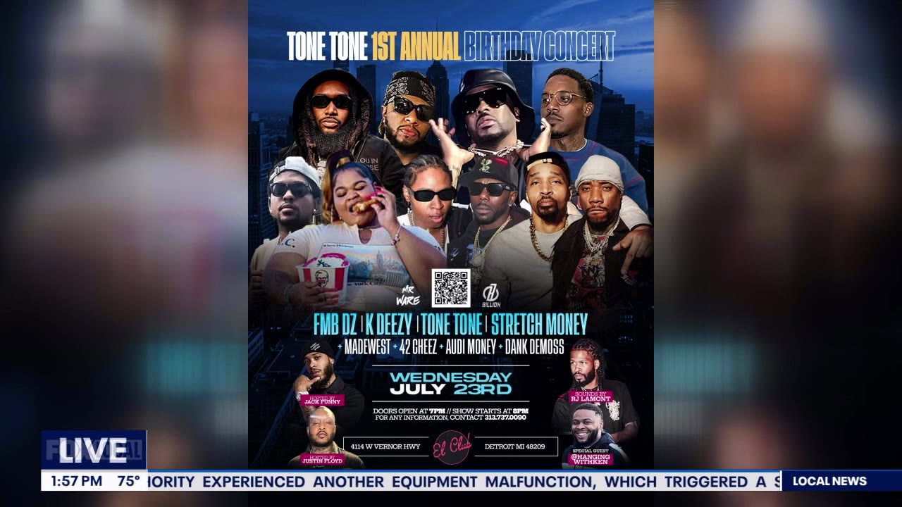 Detroit Rapper Tone Tone Gears Up for Star-Studded Birthday Bash in ...