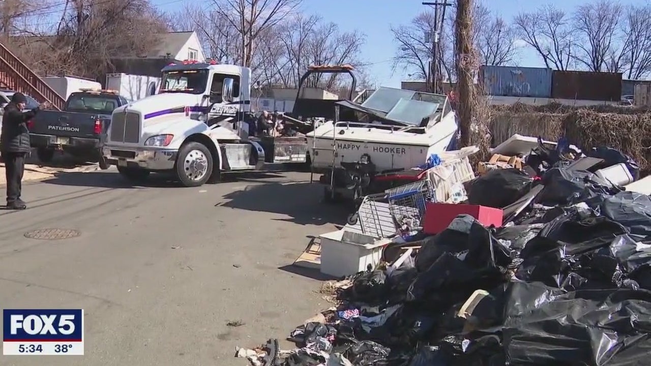 Illegal dumping includes garbage, boats on Paterson, NJ streets | FOX 5 ...