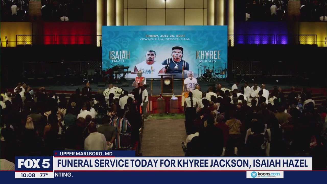 Funeral service held for Vikings rookie Khyree Jackson | FOX 5 DC