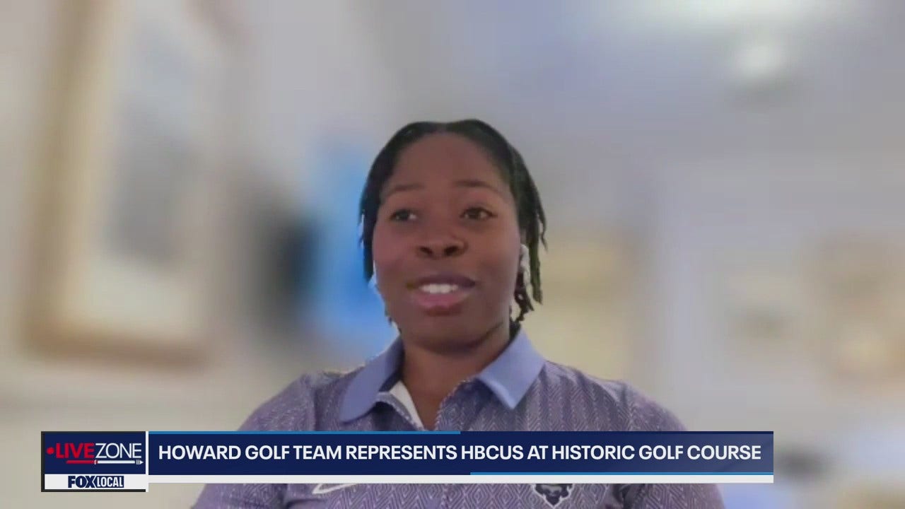 Howard golf team represents HBCUs at historic golf course | FOX 5 DC