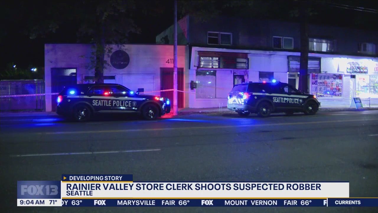 Rainier Valley store clerk shoots suspected robber | FOX 13 Seattle