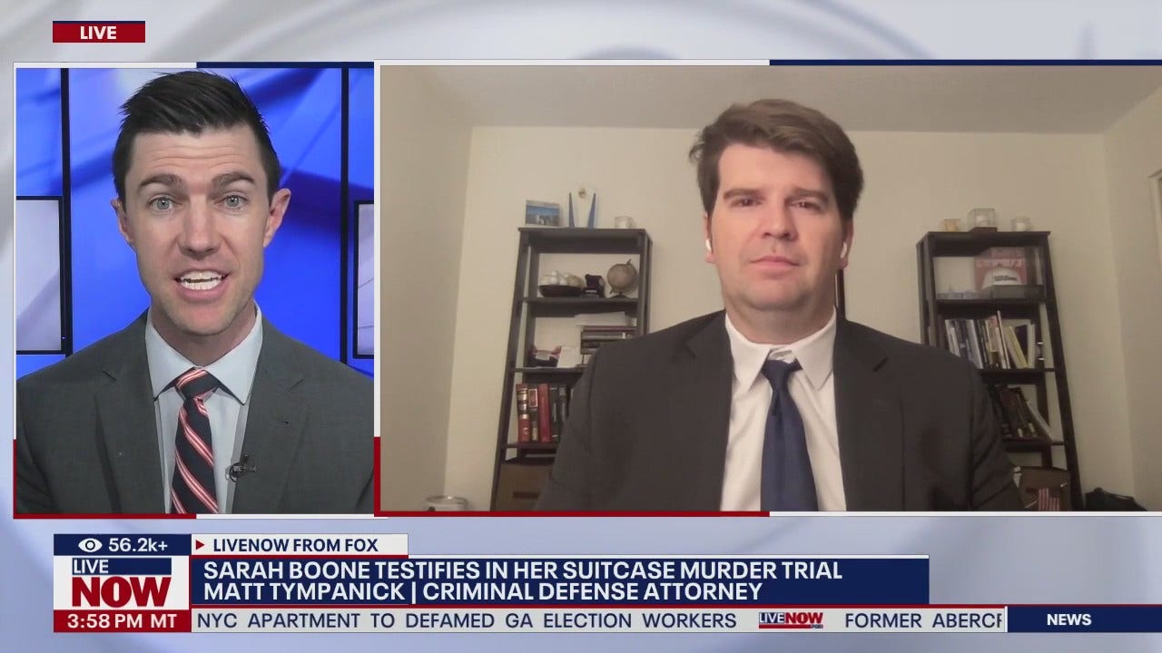 Sarah Boothe testifies in suitcase murder trial | LiveNOW from FOX