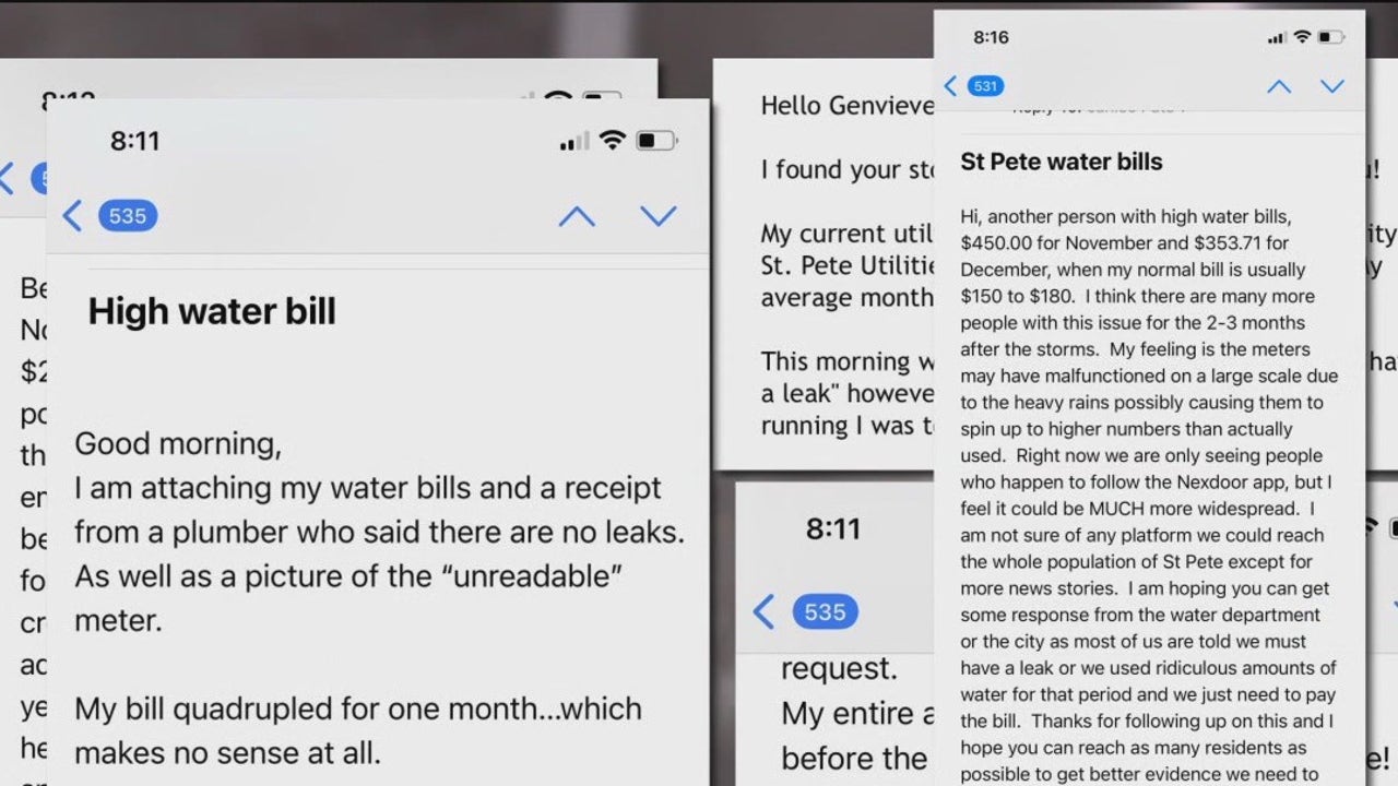 Water bill skyrockets in gutted home | FOX 13 Tampa Bay