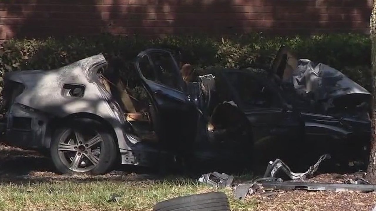 Street race ends in fiery crash leaving 3 people injured | FOX 35 Orlando