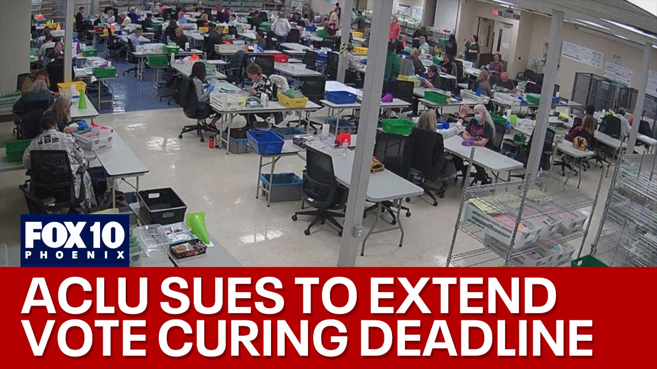 ACLU sues to extend ballot curing deadline in AZ | FOX 10 Phoenix