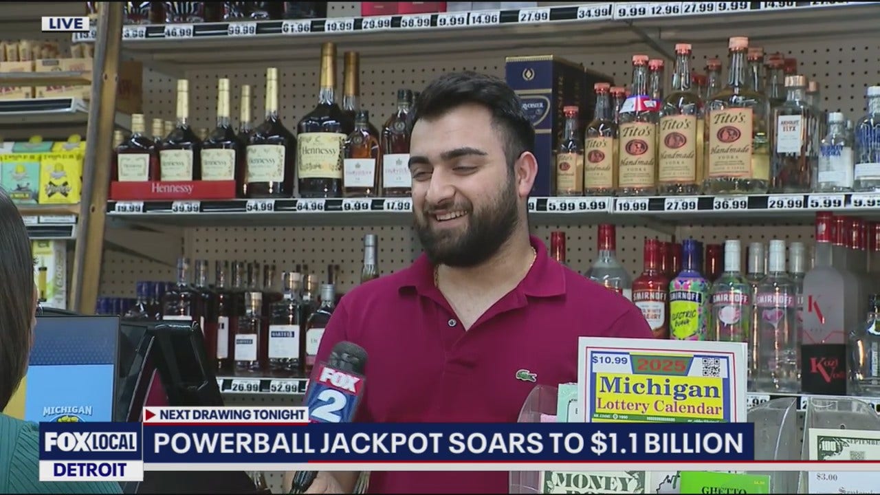 Powerball jackpot is at $1.1 billion for tonight's drawing | FOX 2 Detroit