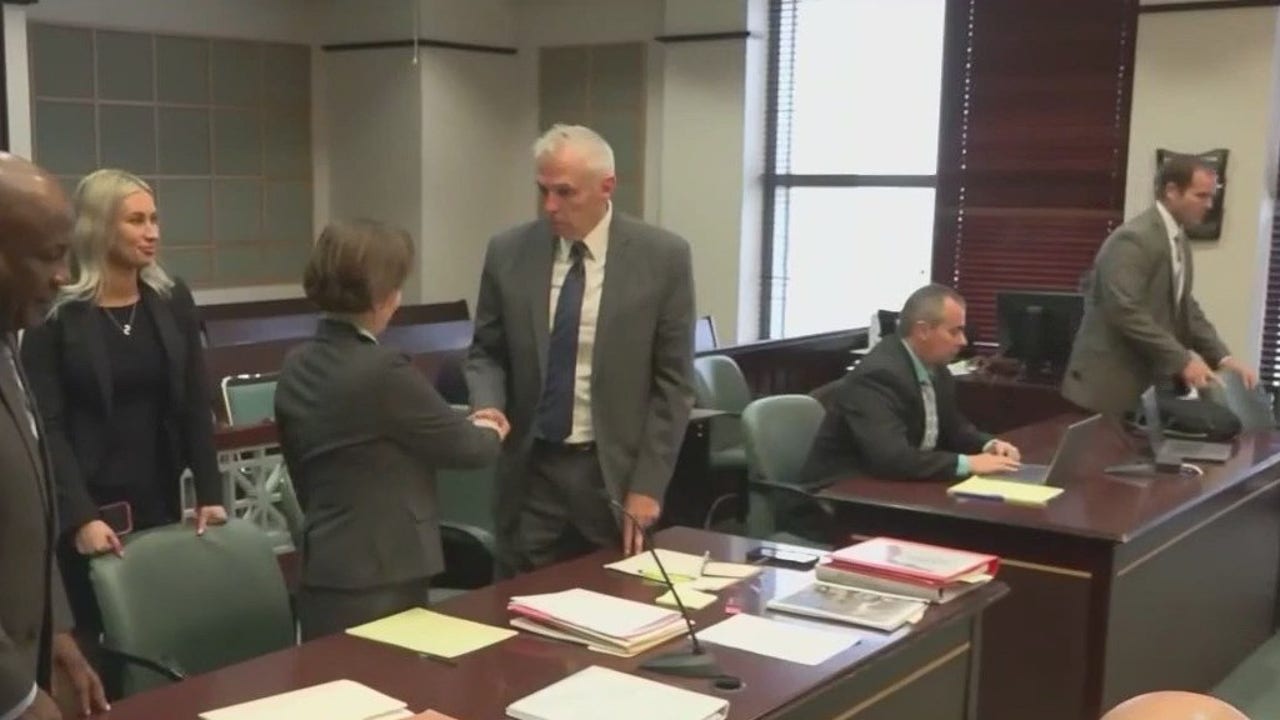 Sarah Boone, attorney fist bump during jury selection | FOX 35 Orlando