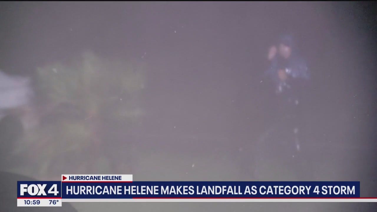 Helene makes landfall as Cat. 4 storm in Florida | FOX 4 Dallas-Fort Worth