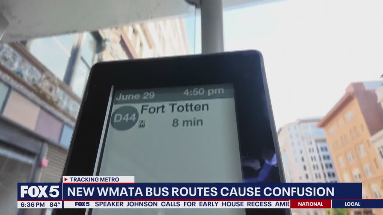 New WMATA bus routes cause confusion for riders | FOX 5 DC