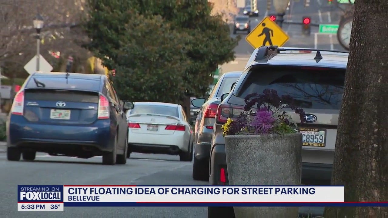Bellevue, WA floating idea of charging for street parking | FOX 13 Seattle