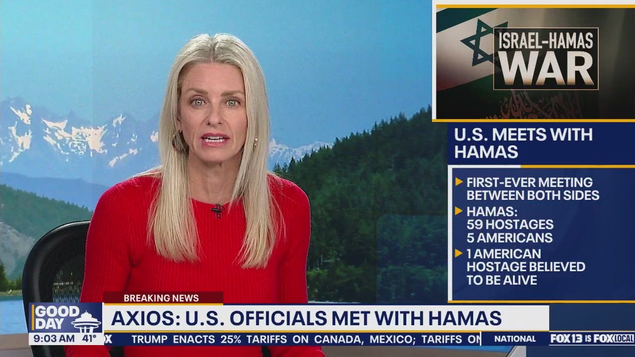 US meets with Hamas for the first time | FOX 13 Seattle