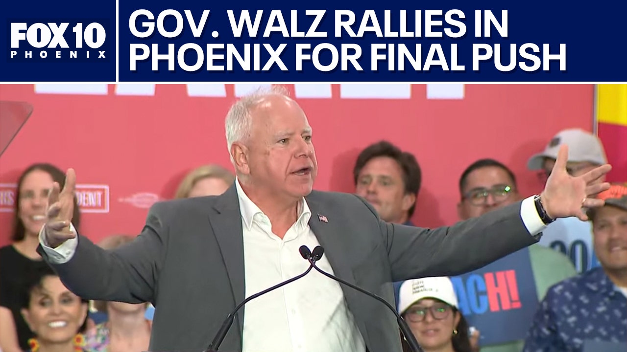 VP candidate Tim Walz says 'we took freedom back' | FOX 10 Phoenix