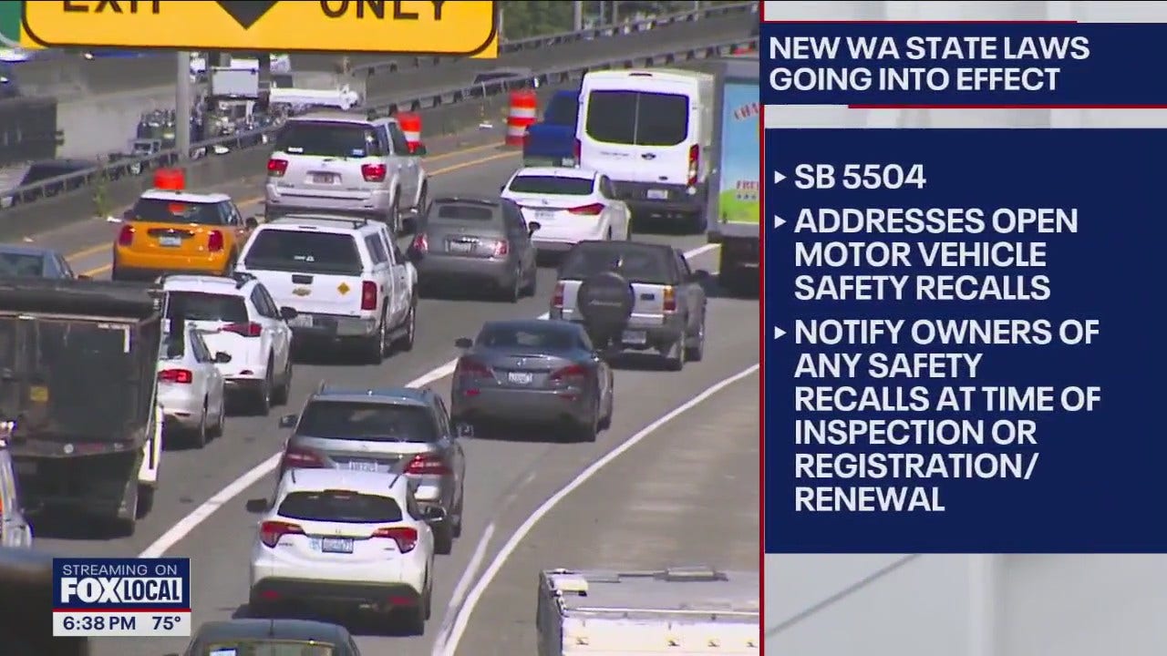 New Washington state laws go into effect July 1 | FOX 13 Seattle