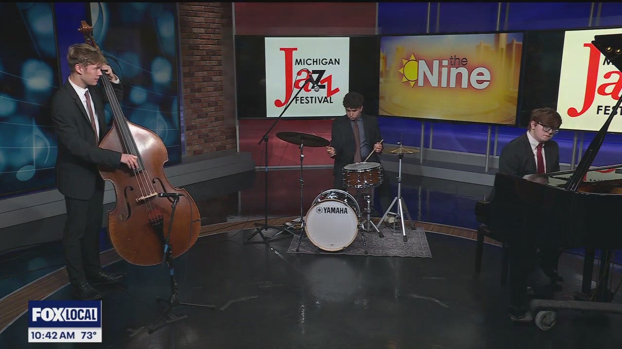 Jacob Hart Trio performs at Fox 2 ahead of Michigan Jazz Festival | FOX 2 Detroit