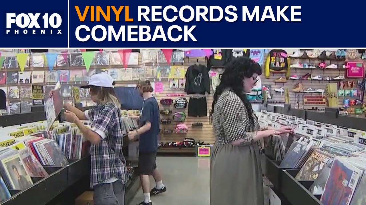 Vinyl record sales are spiking to 1980s levels | FOX 10 Phoenix
